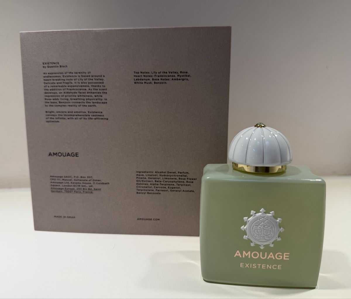 Amouage Existence Eau de Parfum 100ml - Neu! (Neu und originalverpackt ...