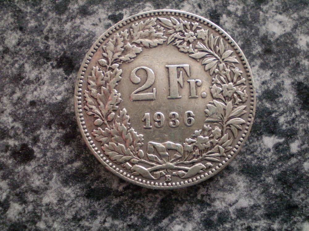 2 Fr.1936 !!! Rar !!! ab 1.- !!! (Gebraucht) in Dierikon für CHF 8 – mit Lieferung auf Ricardo ...