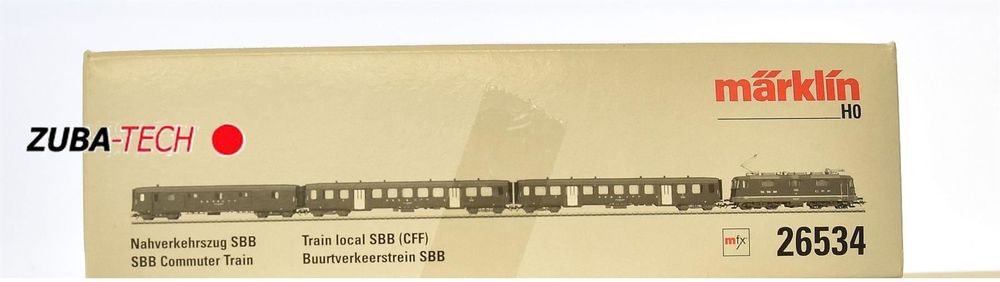 Märklin 26534 Zug-Set 4tlg. SBB H0 WS OV (Gebraucht) in St. Gallen für ...