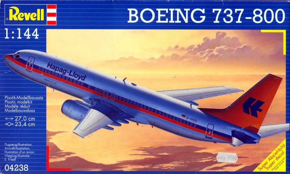 1/144 Boeing 737-800 Revell 4238 (Neu und originalverpackt) in für CHF ...