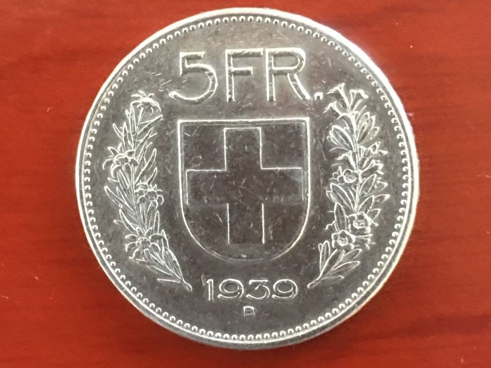 5 Franken Silber 1939 | Kaufen auf Ricardo