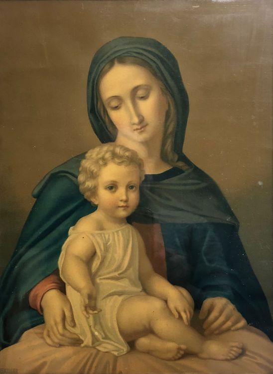 Heiligenbildnisse: Heiliger Joseph und Heilige Maria (Gebraucht) in ...