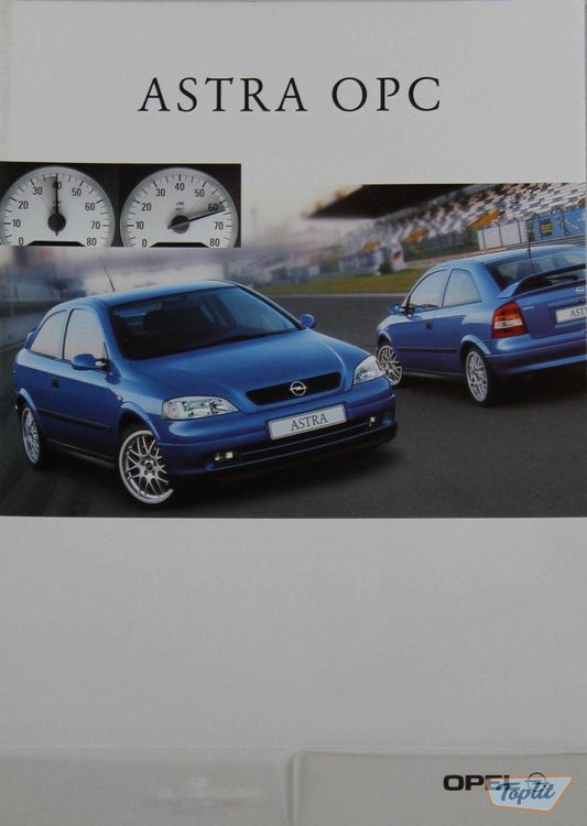 ORIGINAL NEUWAGEN PROSPEKT - OPEL ASTRA G - OPC - 1999 (Gebraucht) in Unterägeri für CHF 10 ...