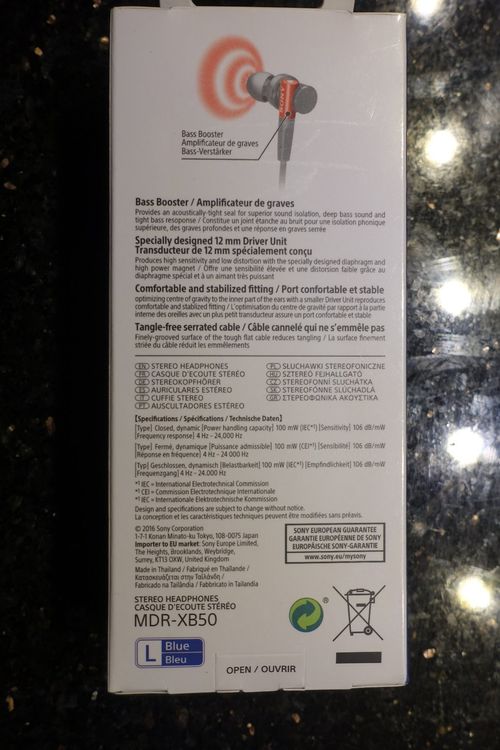 SONY Kopfhörer MDR-XB50 (Neu und originalverpackt) in Rietheim für CHF 5 – mit Lieferung auf ...