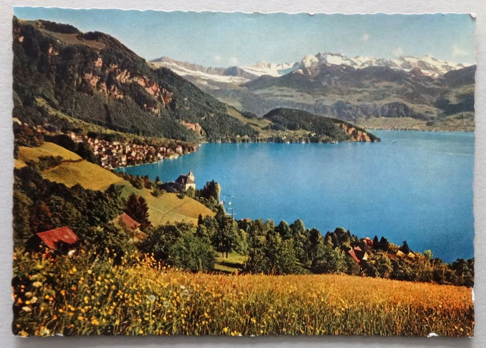 Vitznau am Vierwaldstätter See mit den Nidwaldner Alpen | Kaufen auf Ricardo