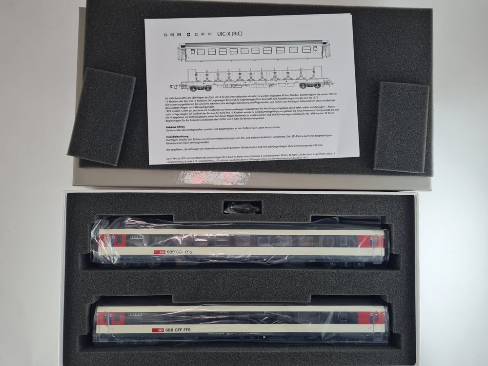 LS Models 47276 Personenwagen Set 2-teilig Bpm SBB H0 1:87 (Neu (gemäss Beschreibung)) in ...