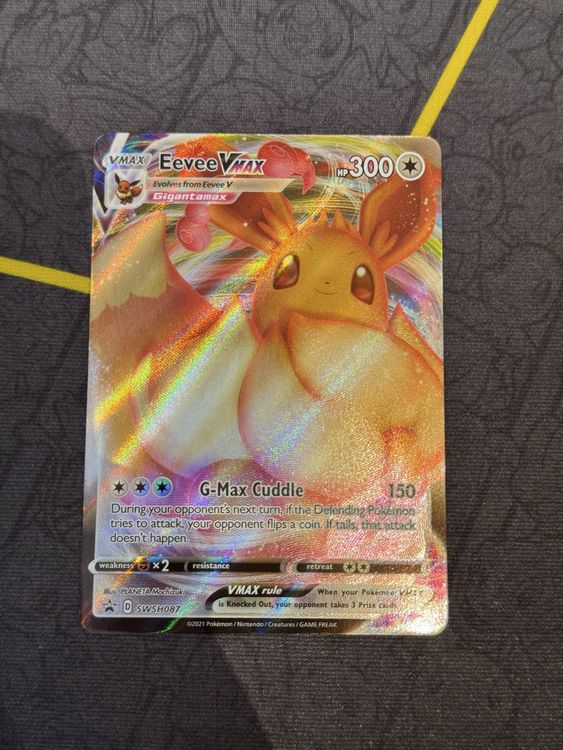 Pokémon Karte - Evoli Vmax Rainbow Rare | Kaufen auf Ricardo