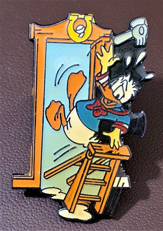 P812 - Pin Walt Disney Donald Duck / Leiter Spiegel Hammer (Gebraucht ...