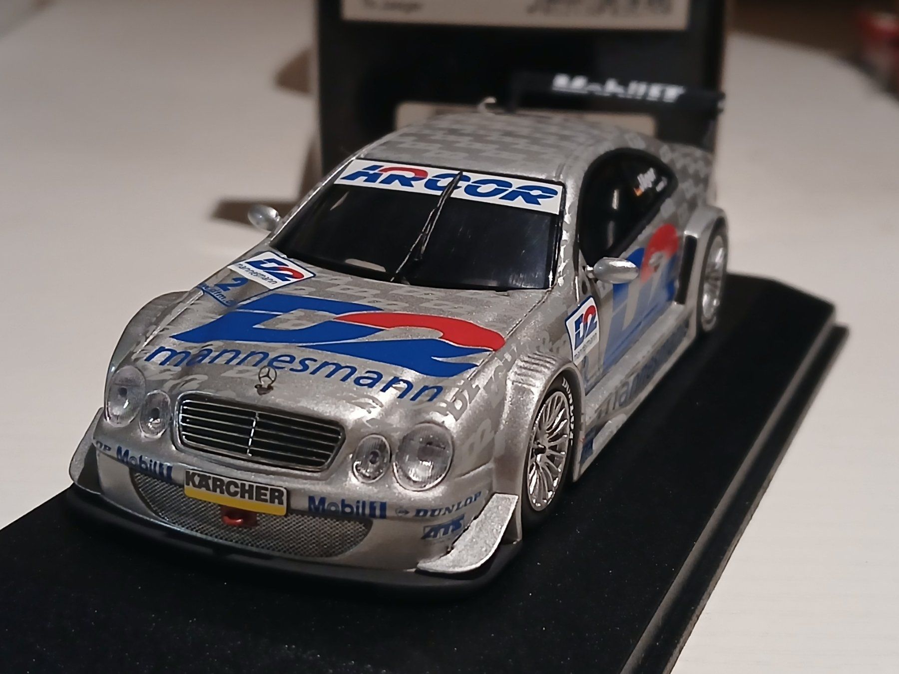 Minichamps 1:43 Mercedes CLK DTM 2000 (Jäger) N° 430 003702 (Neu und ...