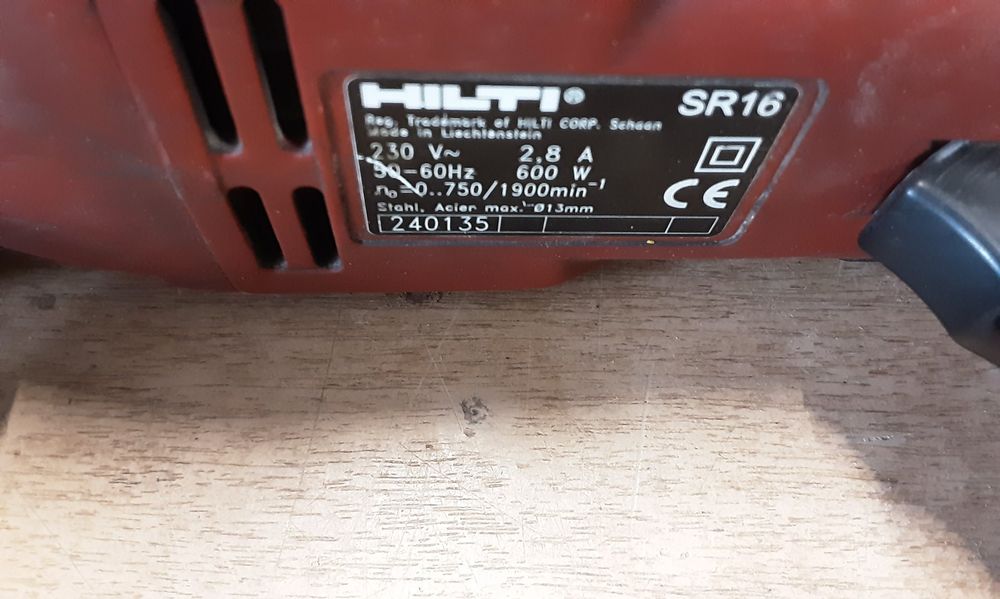 Hilti Bohrmaschine SR 16 - Robust und Zuverlässig! (Gebraucht) in Stans ...