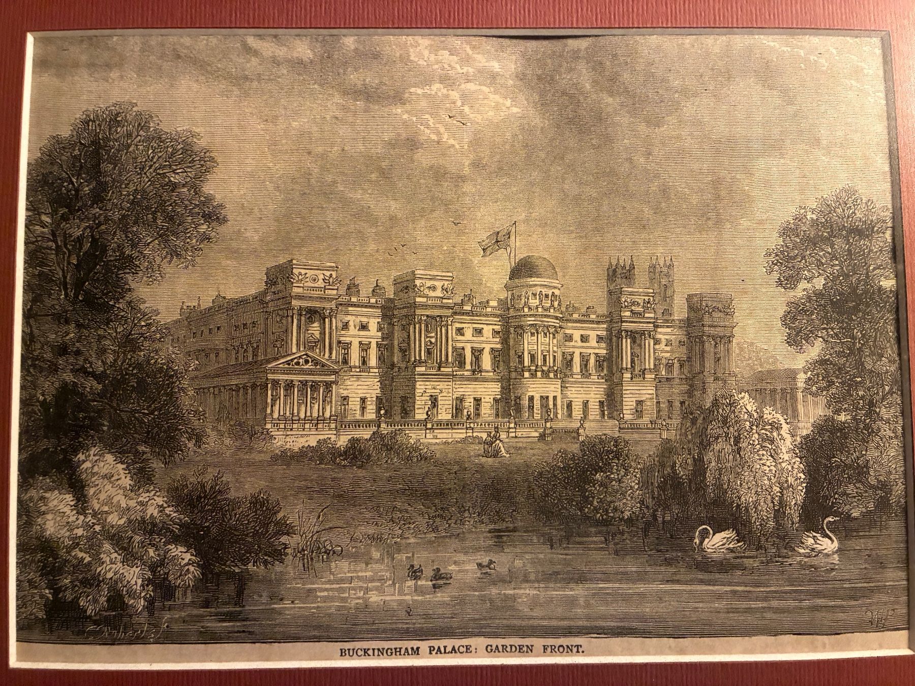 Ancienne estampe Buckingham Palace London (D'occasion) à Paudex pour ...