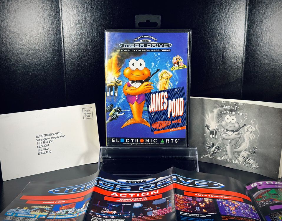 James Pond: Underwater Agent PAL Sega Mega Drive OVP CIB (Gebraucht) in ...