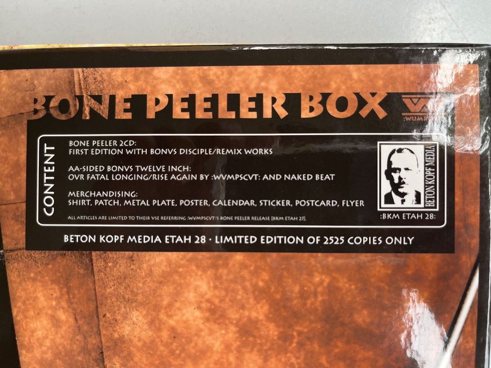 WUMPSCUT LP Box RAR - bone peeler Gothic RAMMSTEIN Slayer (Neuf (Voir ...