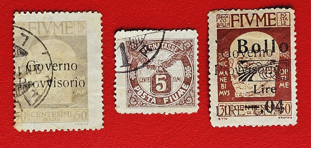 ITALIA FIUME (HRVATSKA KROATIEN) SEGNATASSE1919 - 1922 GE. (Gebraucht ...