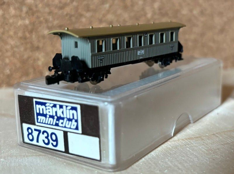 Märklin Spur Z - 8739 Personenwagen / Boll Göpping (Gebraucht) in für ...