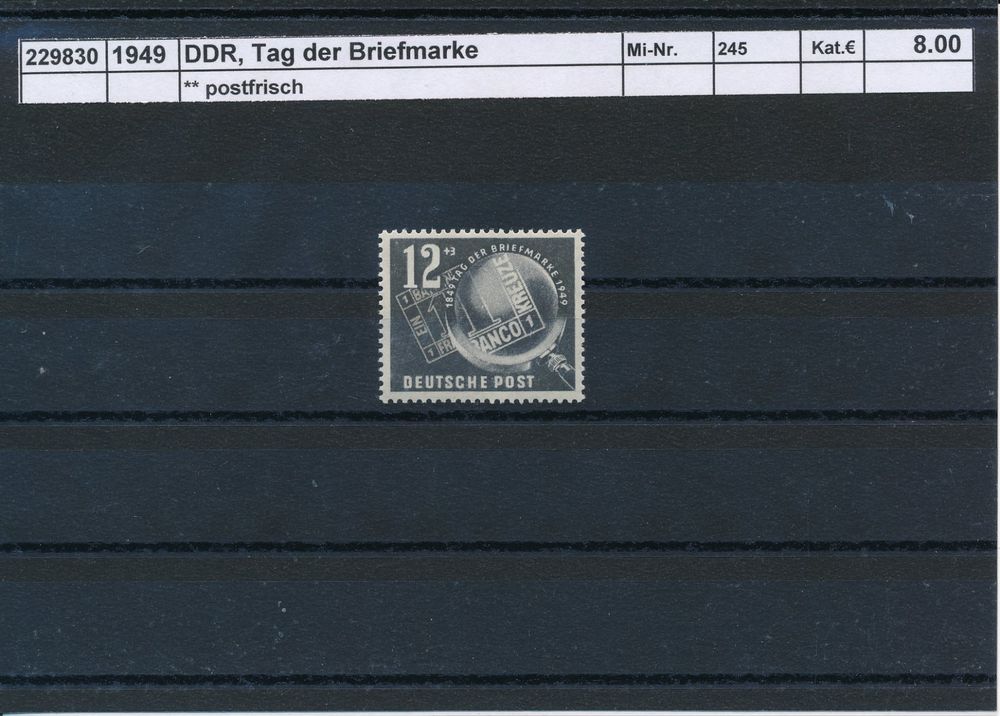 1949 DDR, Tag der Briefmarke | Kaufen auf Ricardo