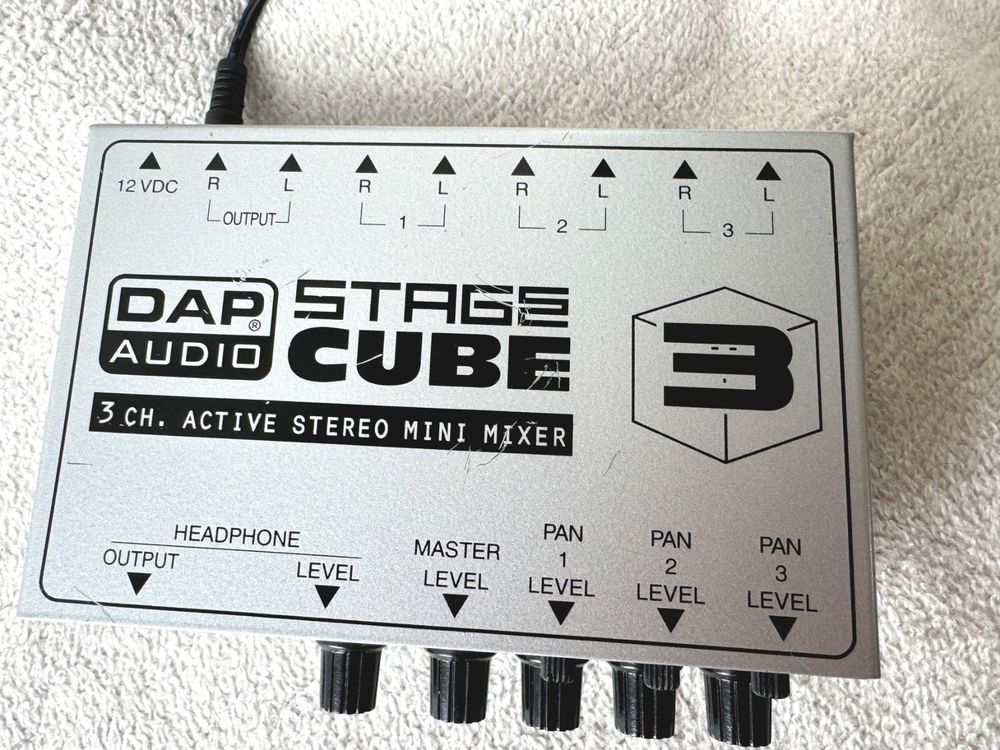 DAP Audio Stage Cube 3 active mini mixer stereo (Gebraucht) in Zürich für CHF 47 – mit Lieferung ...