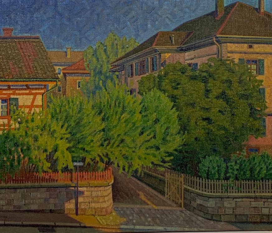 Antikes Gemälde Strassenszene mit Häuser Monogrammiert (Gebraucht) in Root für CHF 15 – mit ...