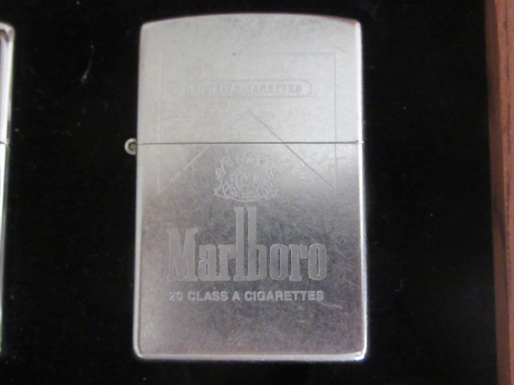 Zippo Marlboro Set Holzbox LIMITED SWISS COLLECTION 2002 (Neu (gemäss Beschreibung)) in Grenchen ...