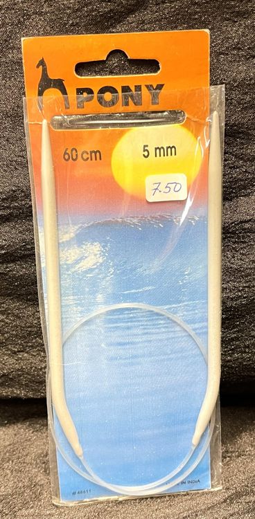 Rundstricknadel PONY, 5mm/60cm | Kaufen auf Ricardo