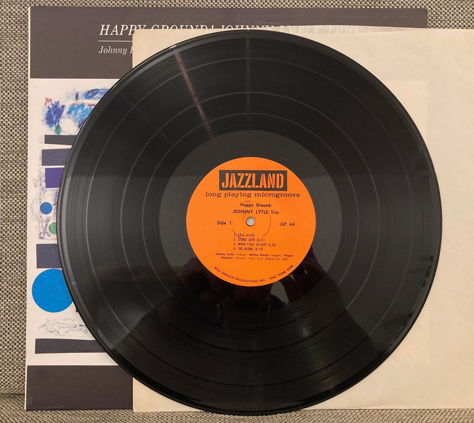 Johnny Lytle Trio - Happy Ground! - USA Jazzland Mono - 1961 (Gebraucht ...