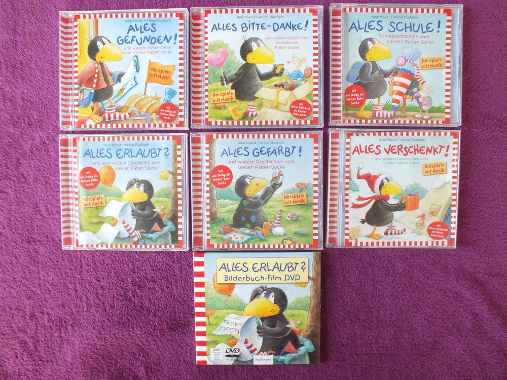 7 - Der kleine Rabe Socke - Hörspiel - CD´s | Acheter sur Ricardo