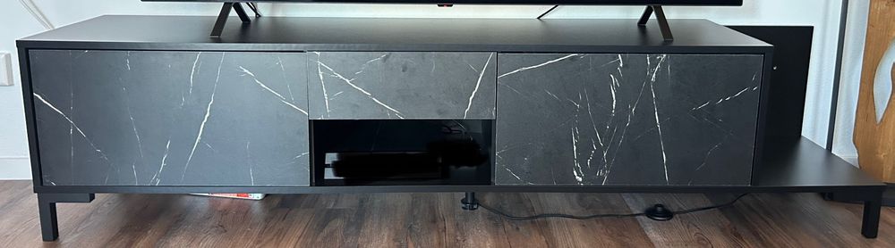 Mobile TV moderno nero effetto marmo (D'occasion) à Wettingen pour CHF ...