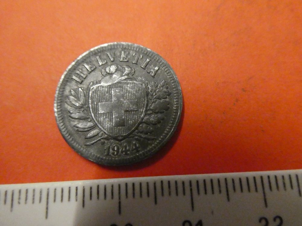 Schweiz 1944, 2 Rappen (Gebraucht) in Hinterforst für CHF 1 – mit Lieferung auf Ricardo kaufen