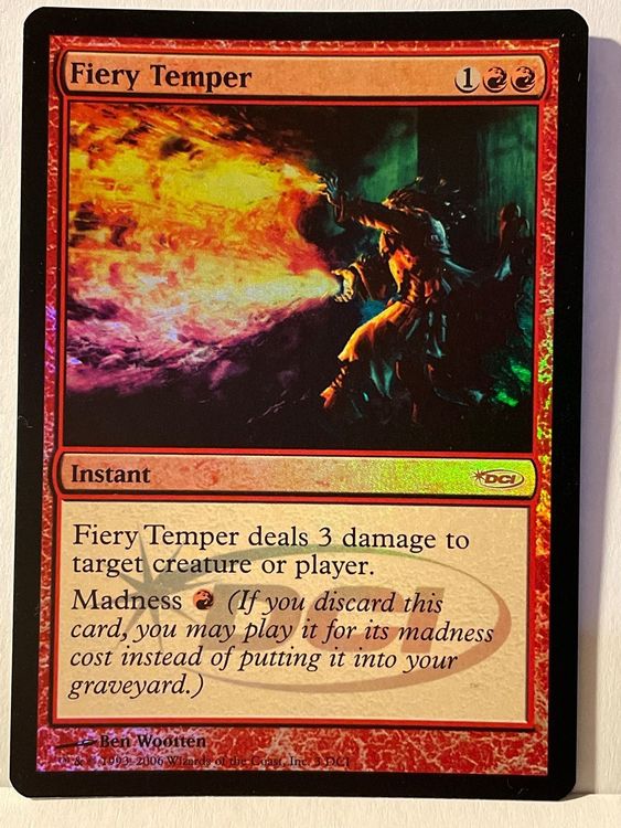 Magic The Gathering - Fiery Temper | Kaufen auf Ricardo