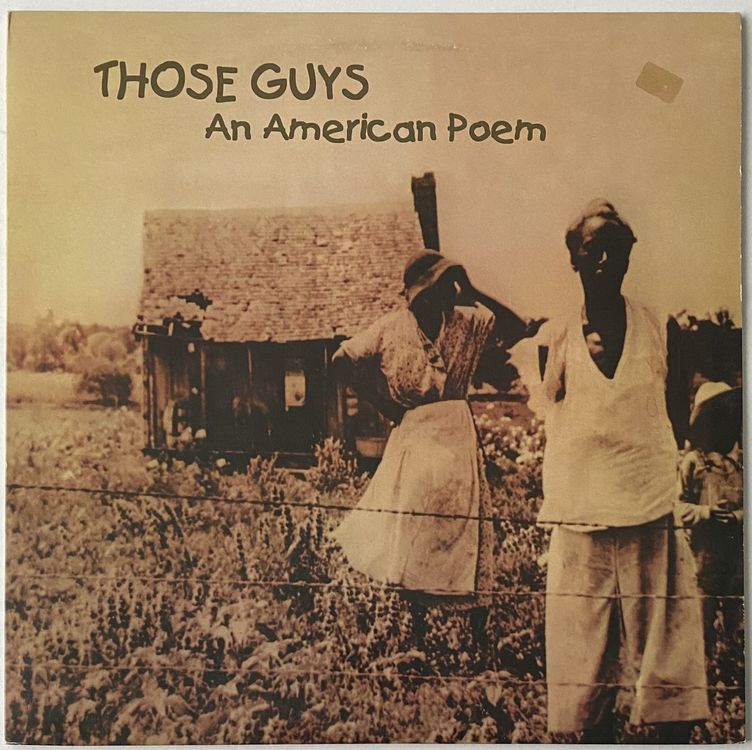 Those Guys, An American Poem (Tribal, Tribal House) (Gebraucht) in ...
