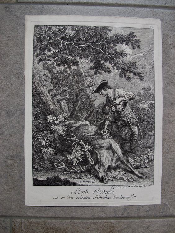 J.E. Ridinger1756 Hirschjagd | Kaufen auf Ricardo