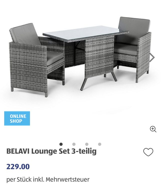 Lounge Set von BELAVI 3-teilig neu und original verpackt (Neu und originalverpackt) in Basel für ...