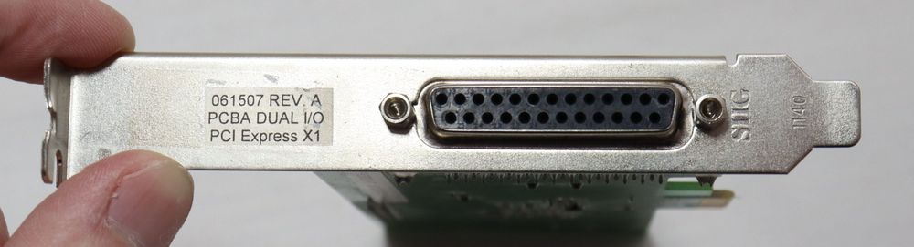 SIIG Cyber Parallel JJ-000063-G1 PCI-e x1 Karte | Kaufen auf Ricardo