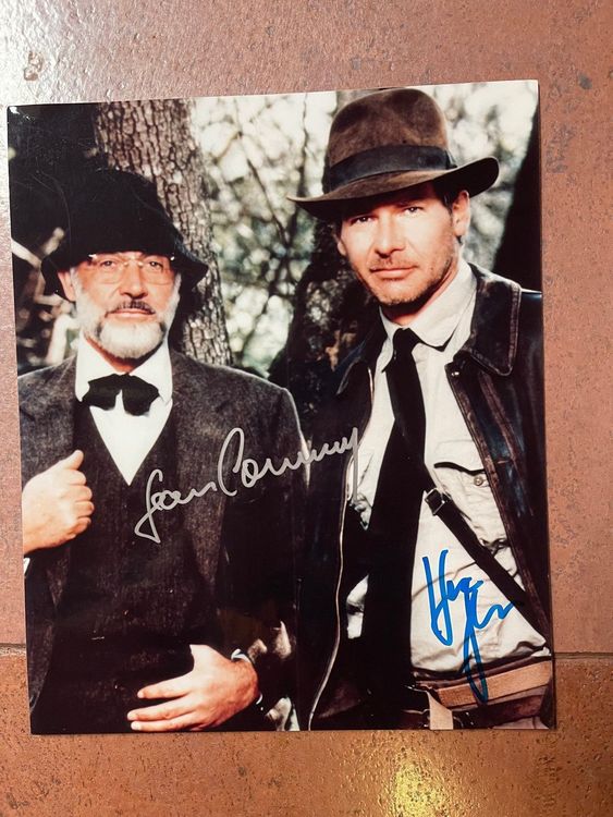 Originalautogramm von Indi Jones Sean Connery+Harisson Ford (Gebraucht ...