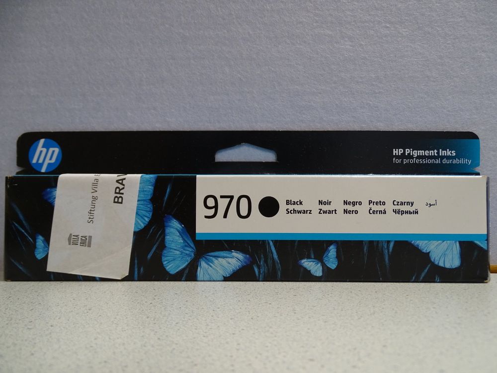 HP 970 Schwarz Original Druckerpatrone (Neu und originalverpackt) in ...