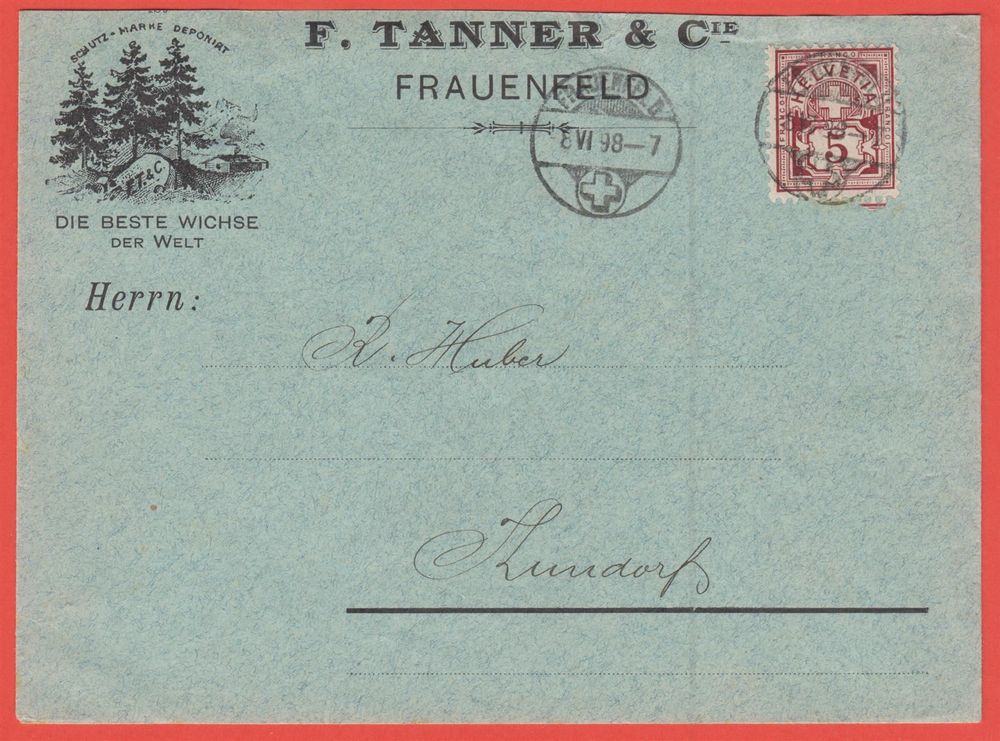 8 VI 98 FRAUENFELD nach Thundorf (Antik) in Sarmenstorf für CHF 5 – mit Lieferung auf Ricardo kaufen