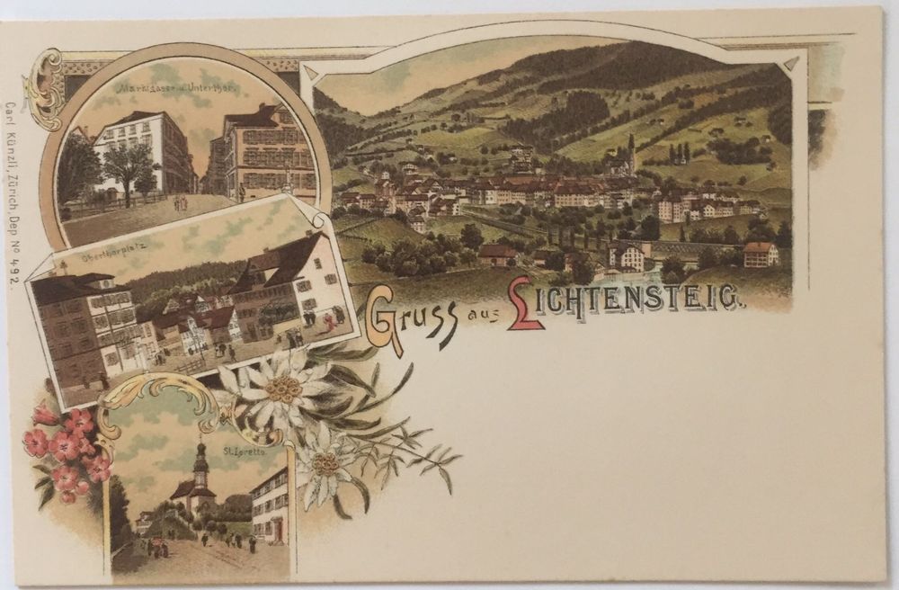 AK Litho Lichtensteig um 1900 | Kaufen auf Ricardo
