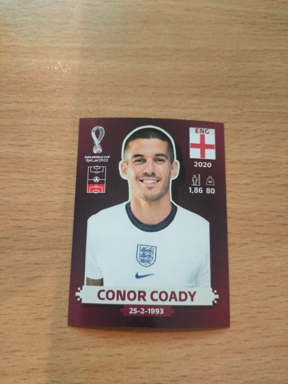 WM 2022 in Qatar ENG Nr. 6 CONOR COADY (Neu (gemäss Beschreibung)) in ...