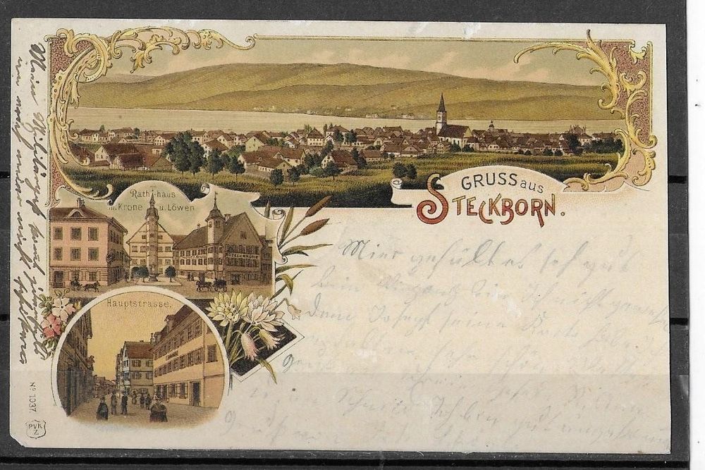TG Gruss aus Steckborn 1904 (Litho) | Kaufen auf Ricardo