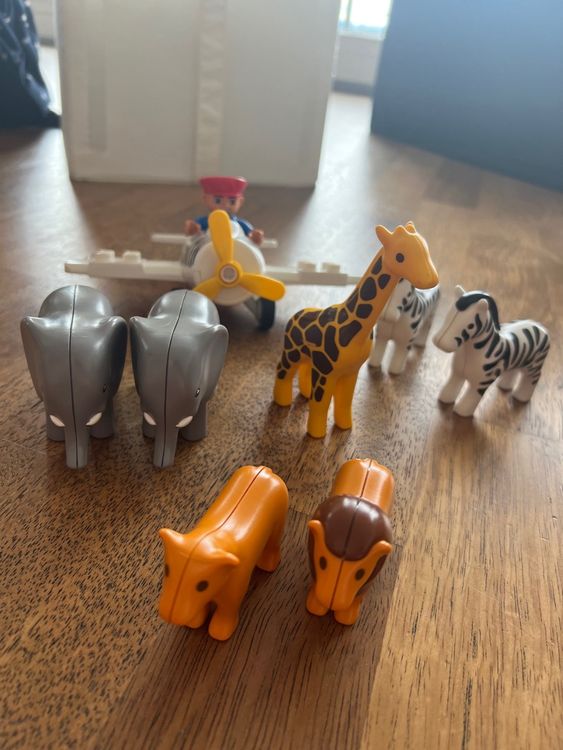 Lego Set Safari 9 teilig mit Flugzeug in sehr gutem Zustand | Kaufen auf Ricardo