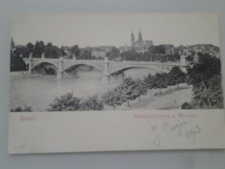 Basel Wettsteinbrücke 1903 (Gebraucht) in Sargans für CHF 2 – mit Lieferung auf Ricardo kaufen