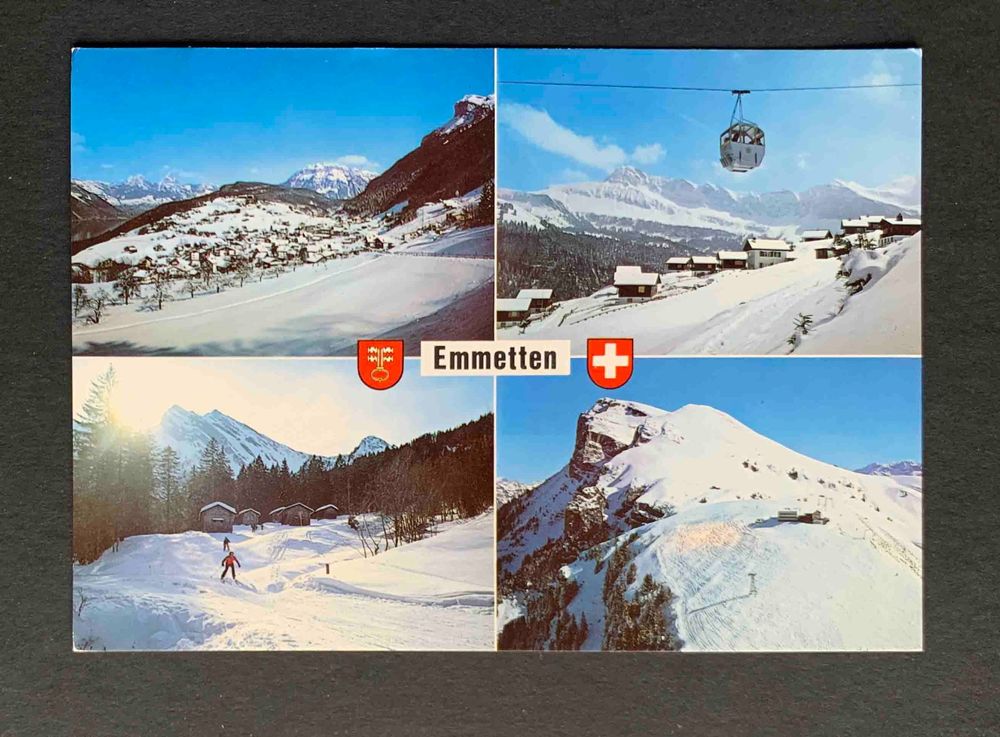 AK Emmetten Gondelbahn Stockhütte Abfahrt Kohltal (Gebraucht) in Goldau ...