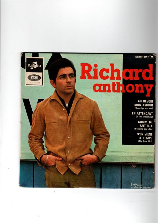 Richard Anthony (Gebraucht) in DOMDIDIER für CHF 0.1 – mit Lieferung ...