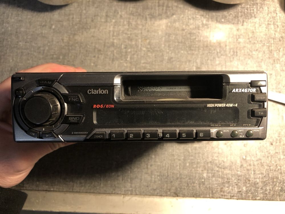 Clarion ARX4670R Autoradio Kassettendeck Oldtimer Retro 90er (Gebraucht ...