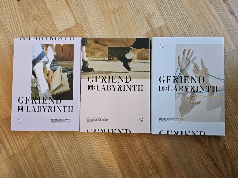 GFRIEND Labyrinth Photocards + Albums whole collection | Acheter sur ...