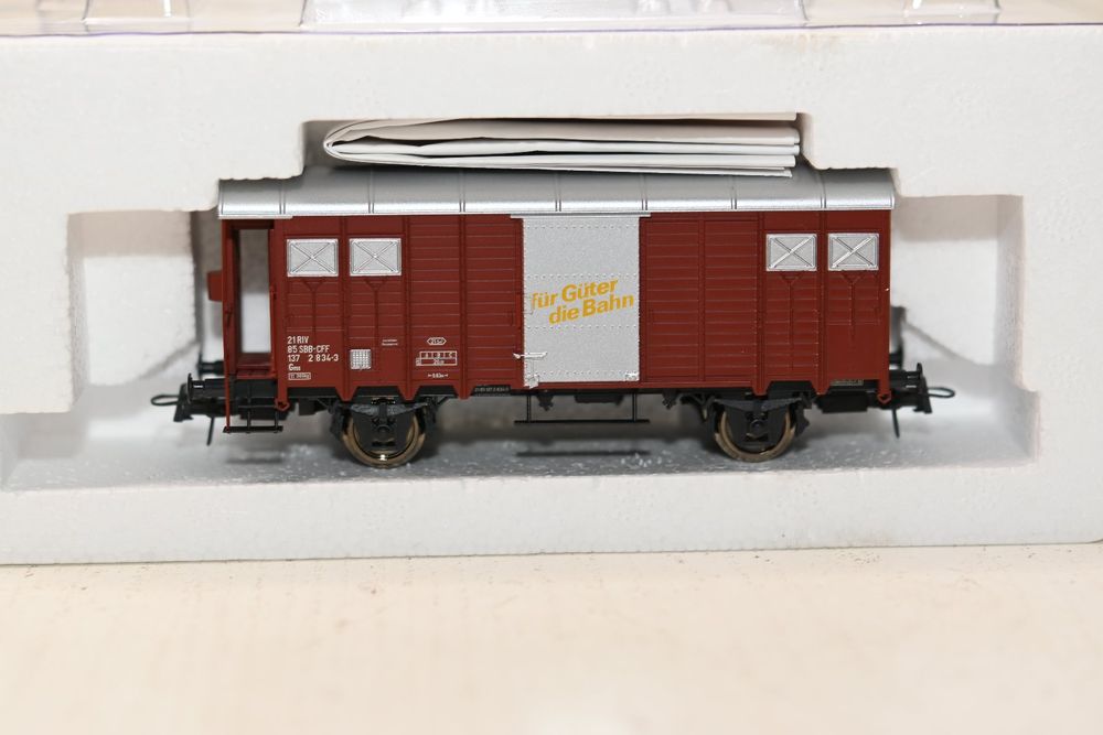 SBB Gms gedeckter Güterwagen Roco H0/DC | Kaufen auf Ricardo