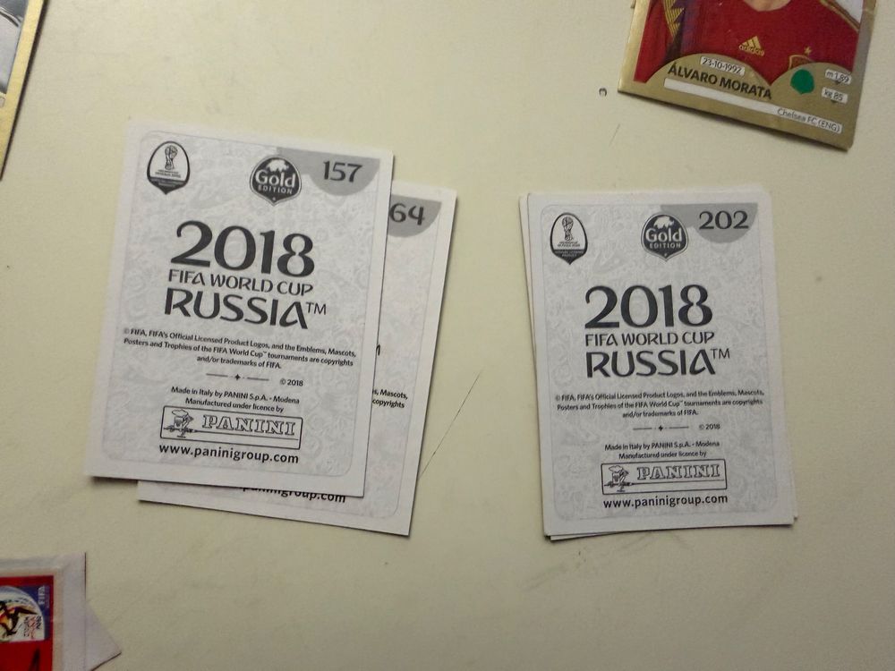 Ca. 100 Panini Sticker WM 2028 Russia inkl. CocaCola Sticker (Gebraucht ...