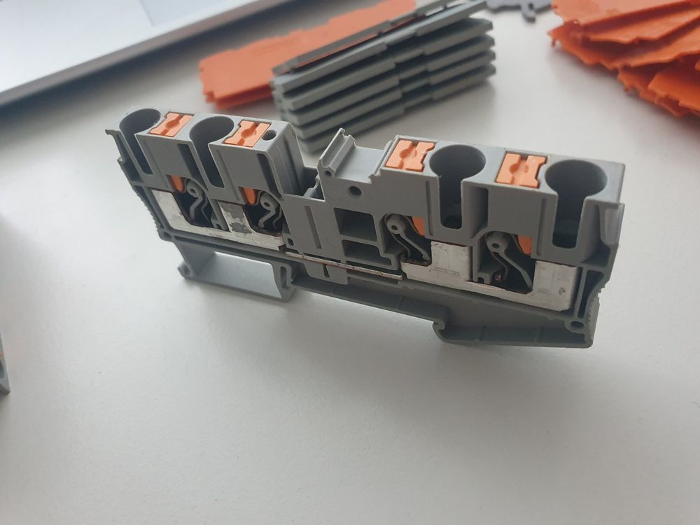 PHOENIX-CONTACT PT 6 QUATTRO Durchgangsklemme Tragschiene 4P (Neu (gemäss Beschreibung)) in ...