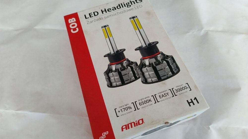 2x LED-Scheinwerfer H1 Amio COB 6500K (57 characters) (Gebraucht) in Huttwil für CHF 10 – mit ...