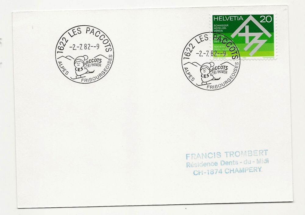 Werbedatumstempel Les Paccots 1982 2c | Kaufen auf Ricardo